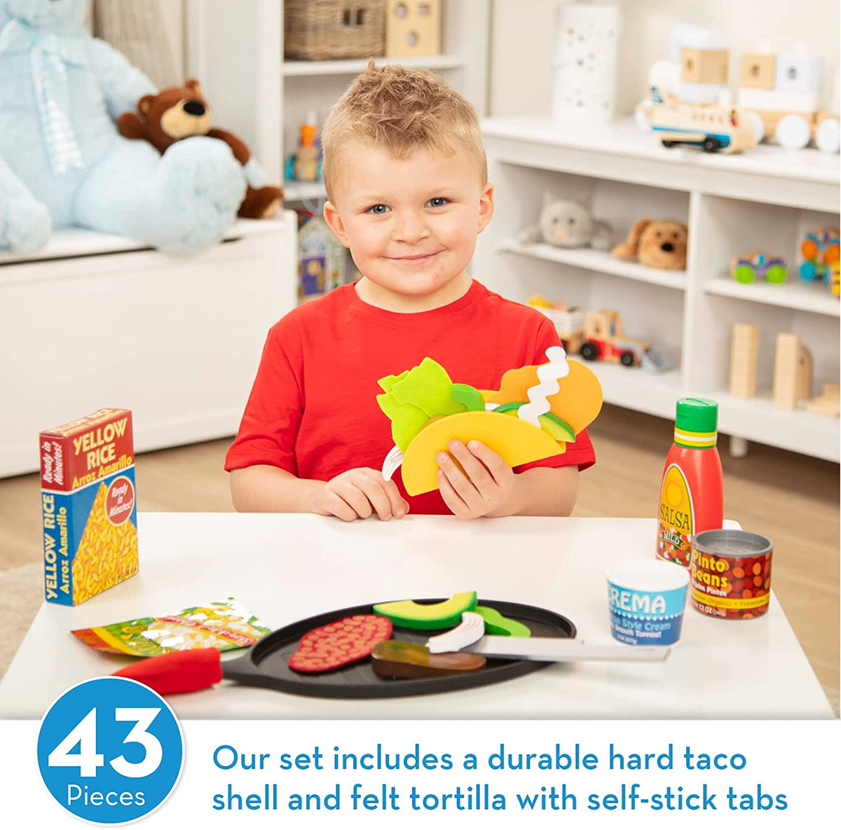Juego Para Rellenar y Doblar Tacos y Tortillas | Moments Kids PTY