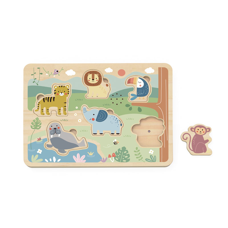 Rompecabezas Con Sonidos de Animales | Moments Kids PTY