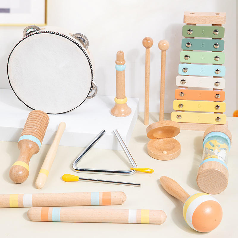 Set Musical de 9 Piezas de Madera | Moments Kids PTY